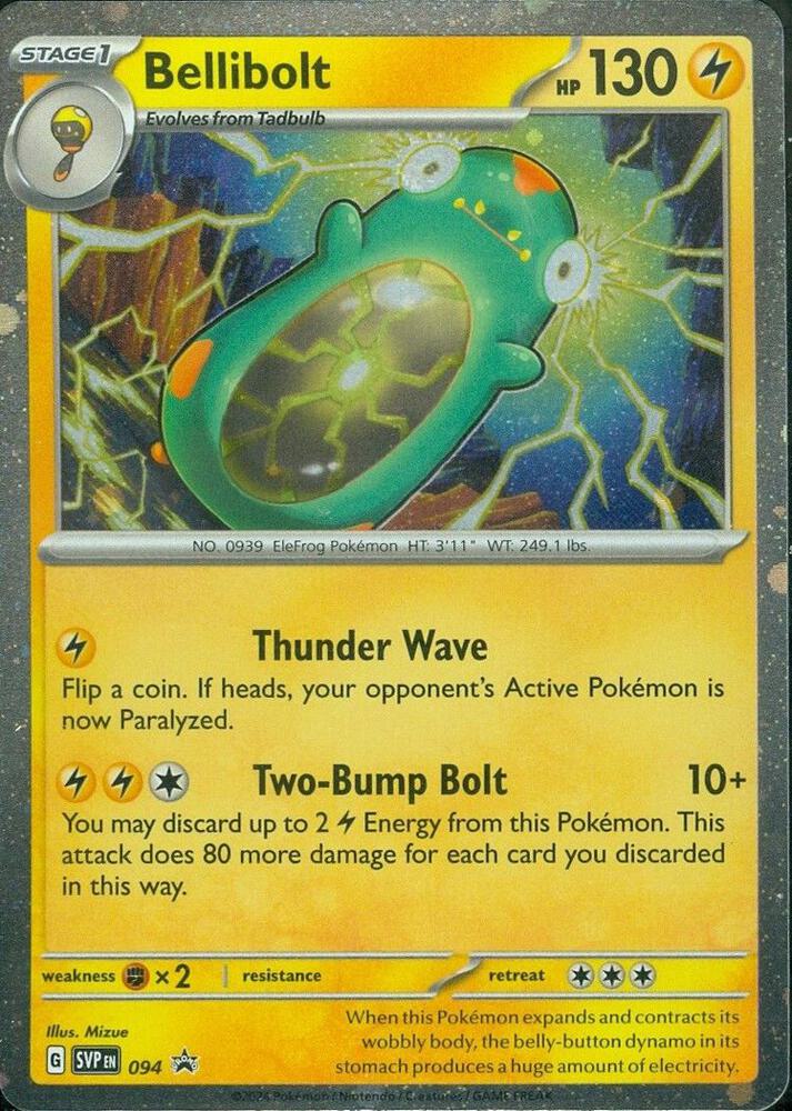 Bellibolt - 094 - SV: Scarlet & Violet Promo Cards - Pokemon ...