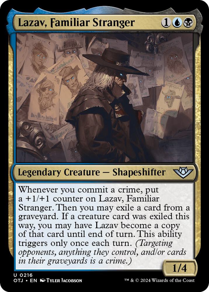 Lazav, Familiar Stranger - Outlaws of Thunder Junction - Magic: The ...