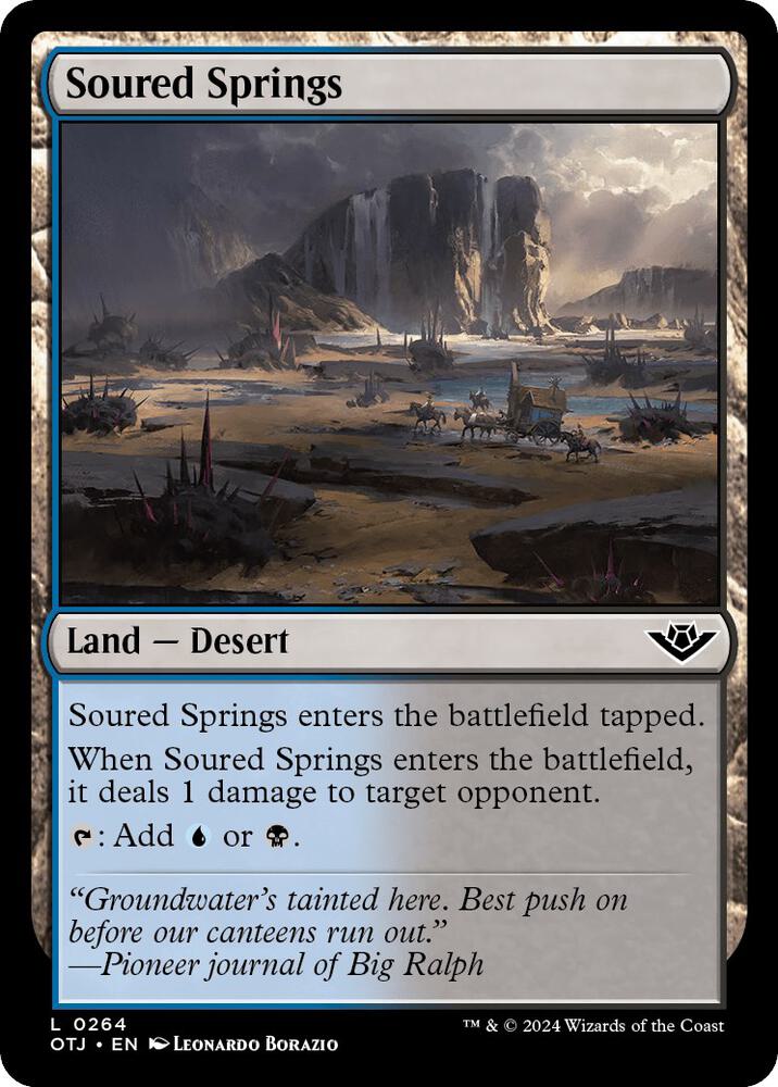 Soured Springs - Outlaws of Thunder Junction - Magic: The Gathering ...