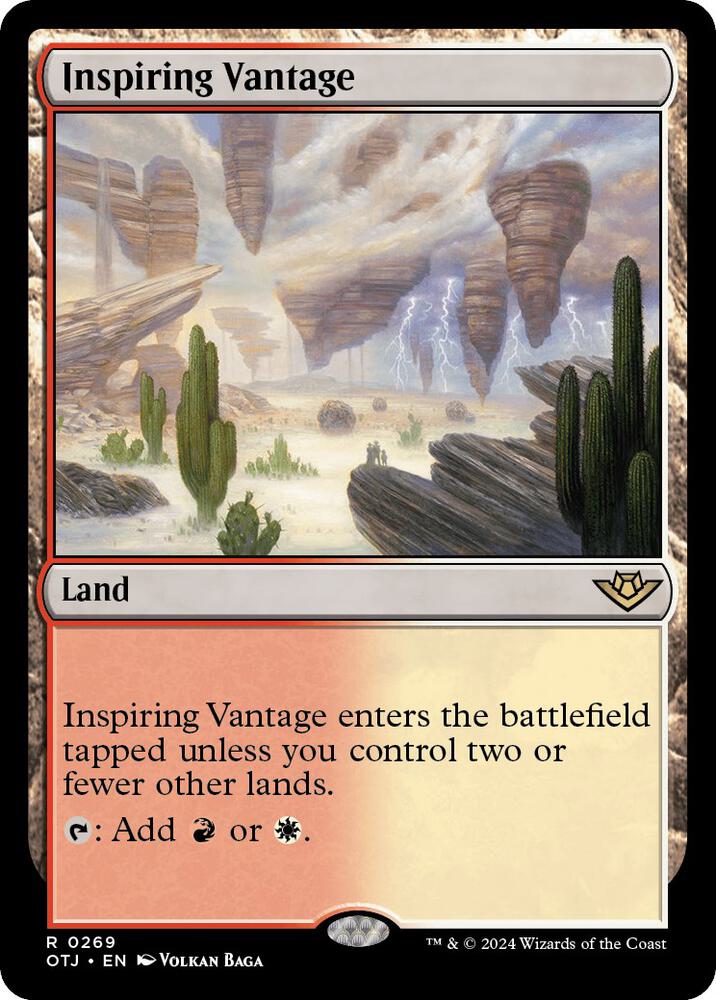 Inspiring Vantage - Outlaws of Thunder Junction - Magic: The Gathering ...