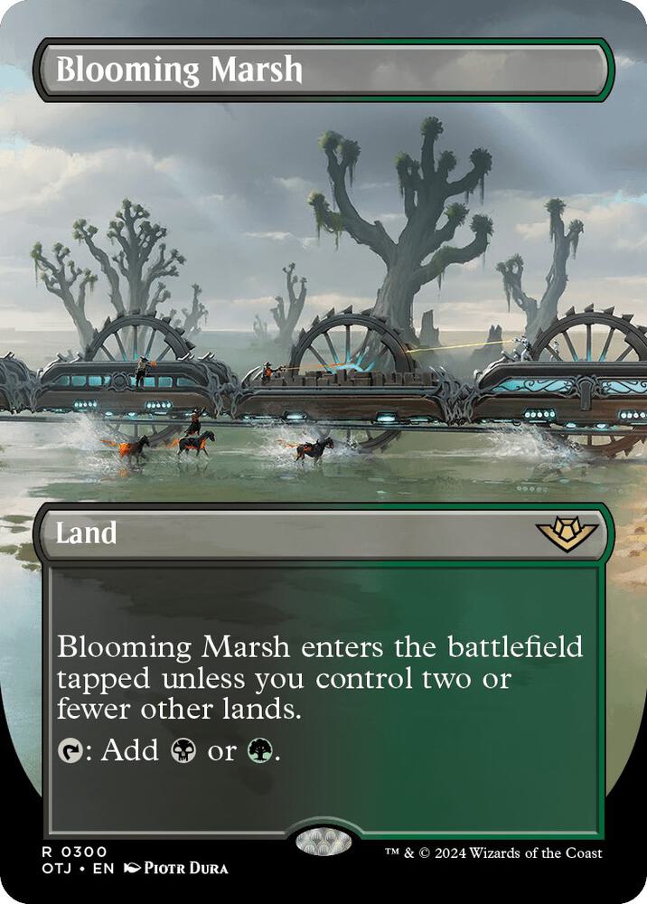 Blooming Marsh (Borderless) - Outlaws of Thunder Junction - Magic: The ...