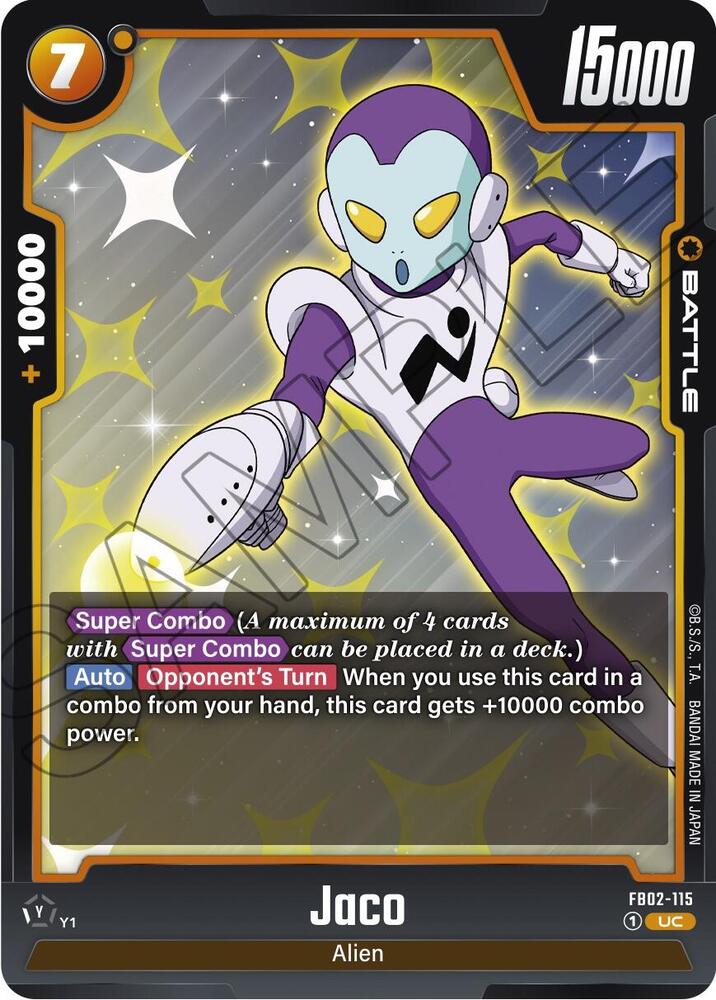 Jaco - Blazing Aura - Dragon Ball Super: Fusion World - TCGplayer.com