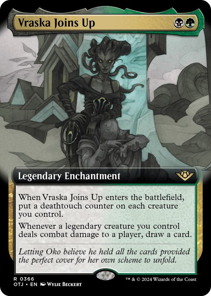 Vraska Joins Up (Extended Art) - Outlaws of Thunder Junction - Magic ...