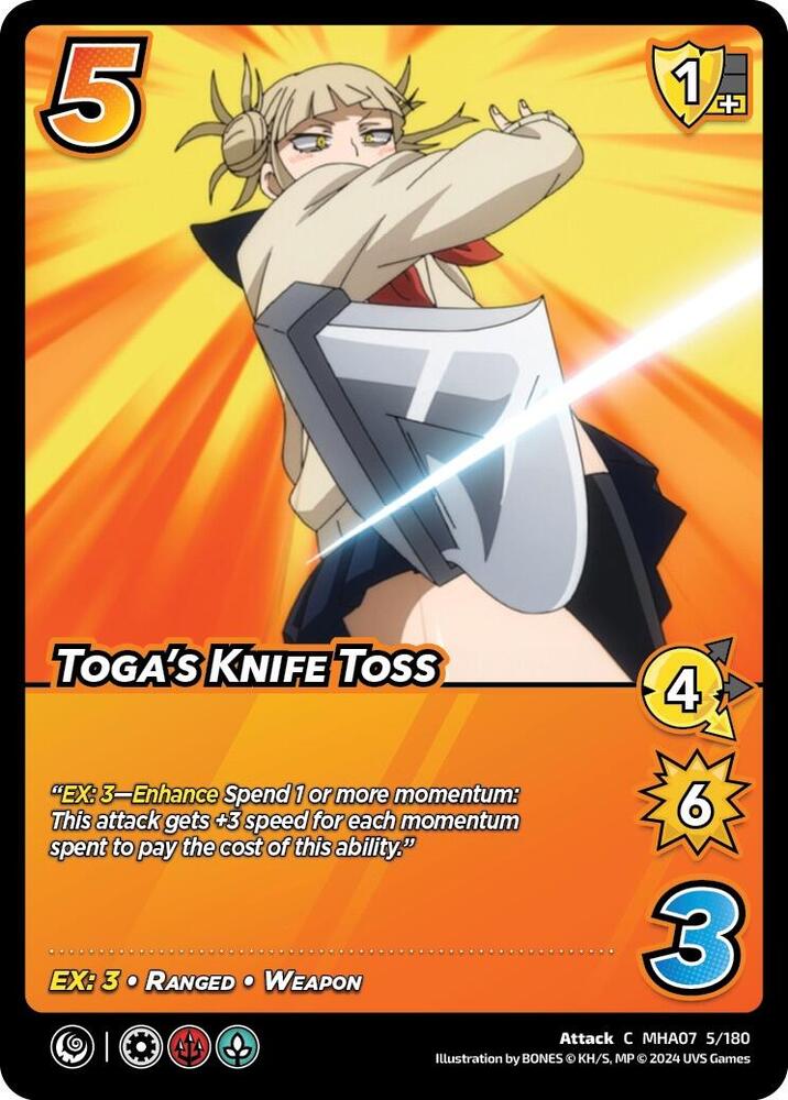 Toga's Knife Toss - UniVersus: My Hero Academia: Girl Power - UniVersus ...