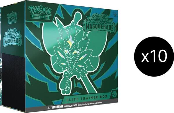 Twilight Masquerade Elite Trainer Box Case - SV06: Twilight Masquerade ...