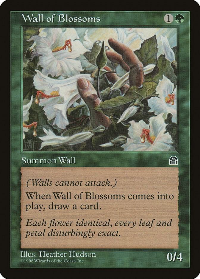 Wall of Blossoms - Stronghold - Magic: The Gathering - TCGplayer.com