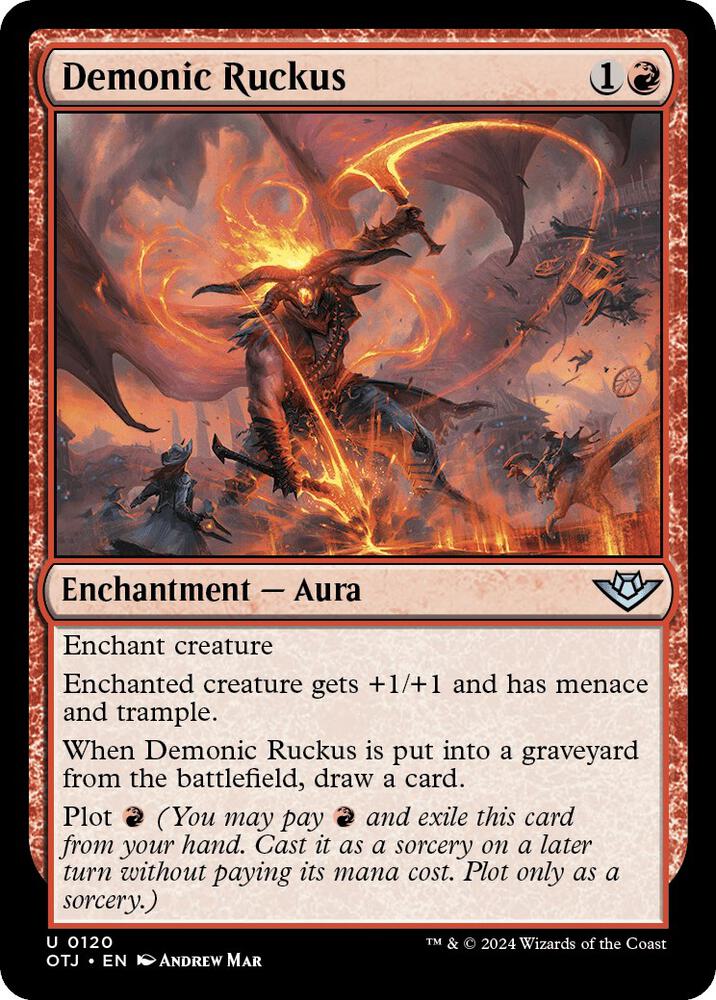 Demonic Ruckus - Outlaws of Thunder Junction - Magic: The Gathering ...