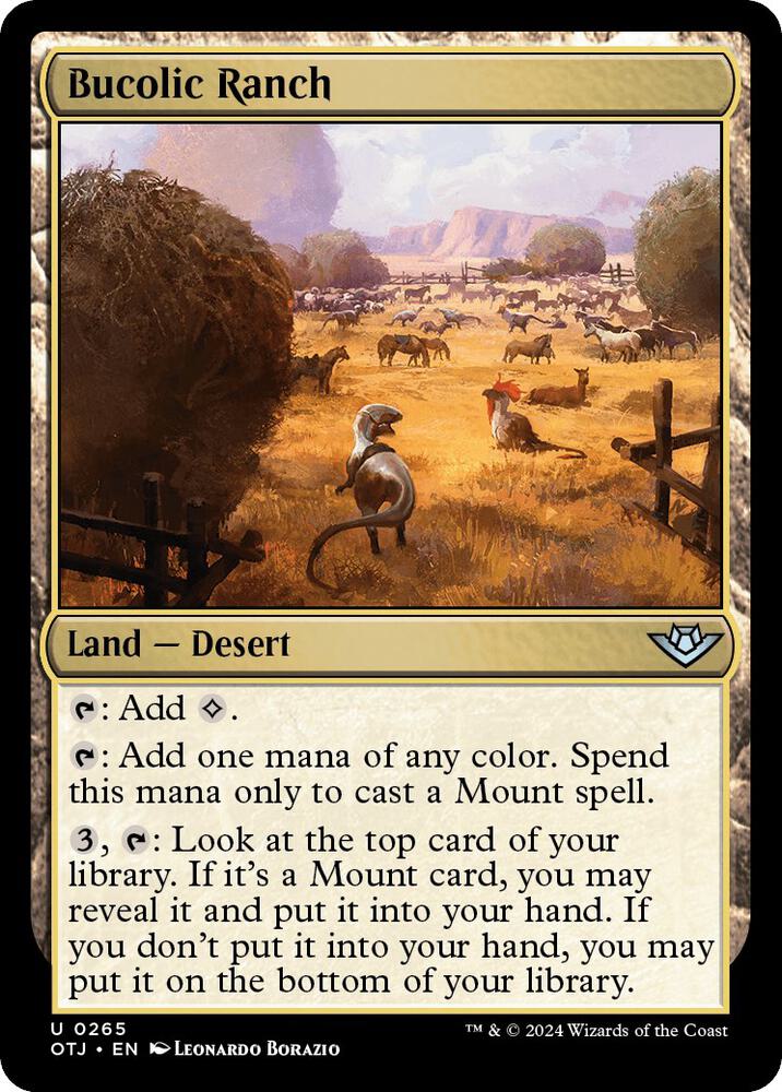 Bucolic Ranch - Outlaws of Thunder Junction - Magic: The Gathering ...