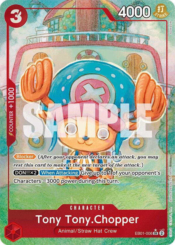Tony Tony.Chopper (Alternate Art) - Extra Booster: Memorial Collection - One Piece Card Game ...