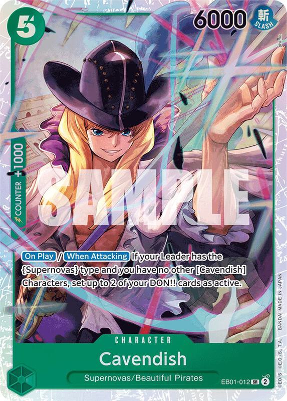 Cavendish - Extra Booster: Memorial Collection - One Piece Card Game ...