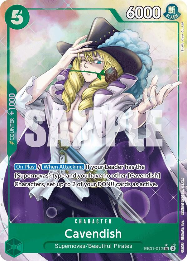 Cavendish (Alternate Art) - Extra Booster: Memorial Collection - One ...