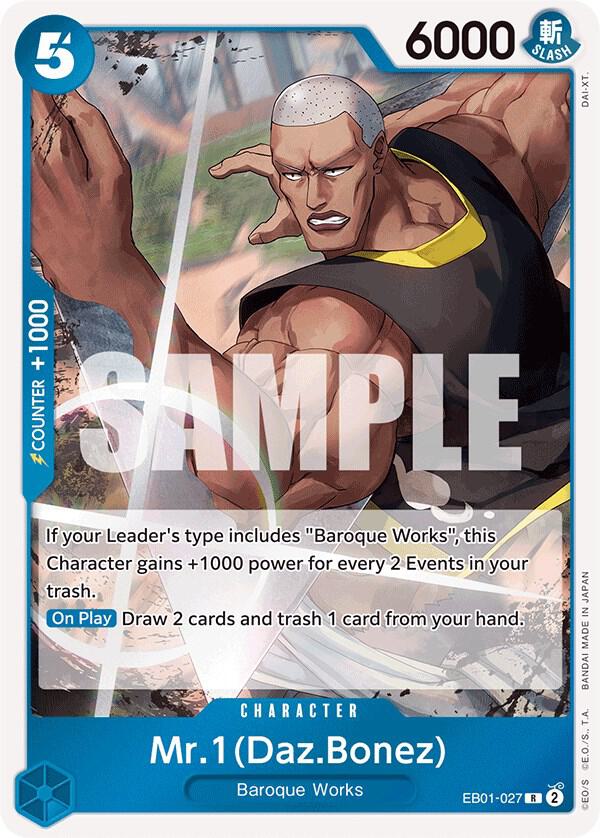 Mr. 1 (Daz.Bonez) - Extra Booster: Memorial Collection - One Piece Card Game - TCGplayer.com