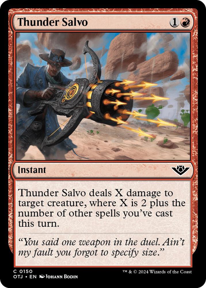 Thunder Salvo - Outlaws of Thunder Junction - Magic: The Gathering - TCGplayer.com