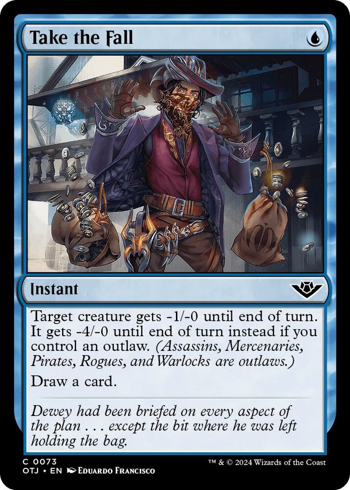 Take the Fall - Outlaws of Thunder Junction - Magic: The Gathering - TCGplayer.com