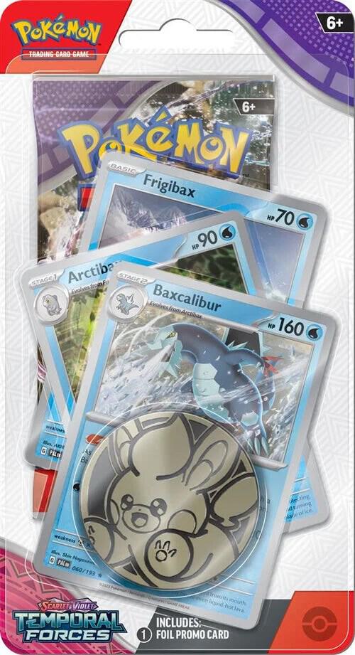 Temporal Forces Premium Checklane Blister [Baxcalibur] - SV05: Temporal Forces - Pokemon ...