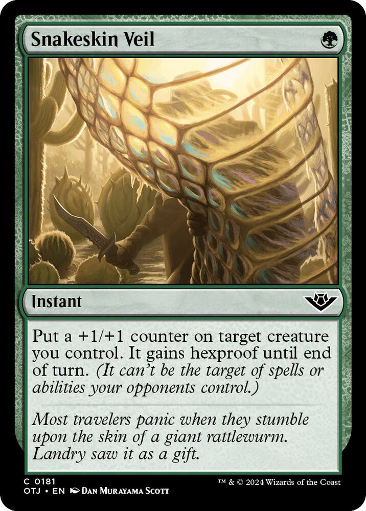 Snakeskin Veil - Outlaws of Thunder Junction - Magic: The Gathering ...