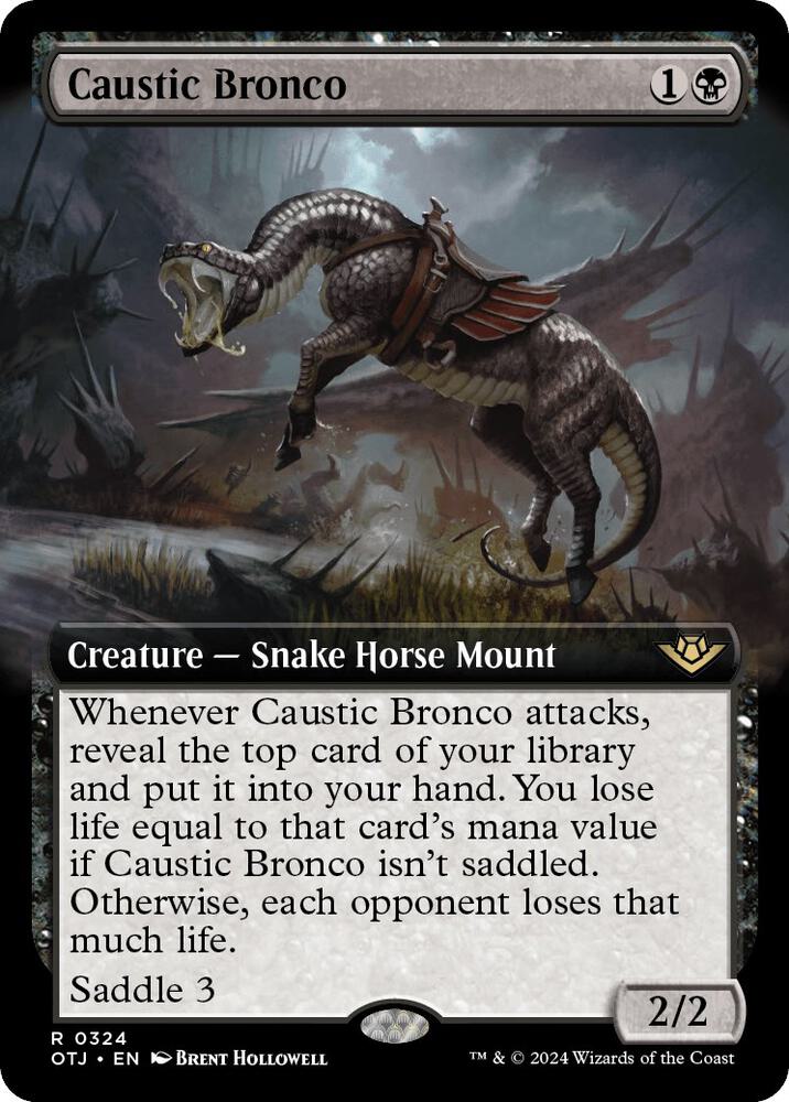 Caustic Bronco (Extended Art) - Outlaws of Thunder Junction - Magic ...