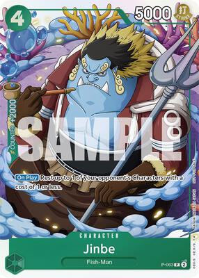 Jinbe (Event Pack Vol. 4) - One Piece Promotion Cards - One Piece Card ...