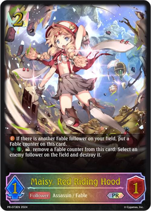 Maisy, Red Riding Hood - Shadowverse: Evolve Promo Cards - Shadowverse ...