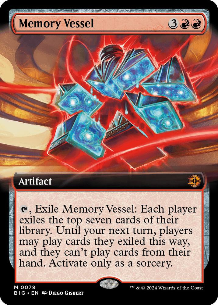 Memory Vessel (Extended Art) - Outlaws of Thunder Junction: The Big Score - Magic: The Gathering ...