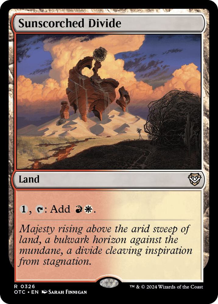 Sunscorched Divide - Commander: Outlaws of Thunder Junction - Magic ...
