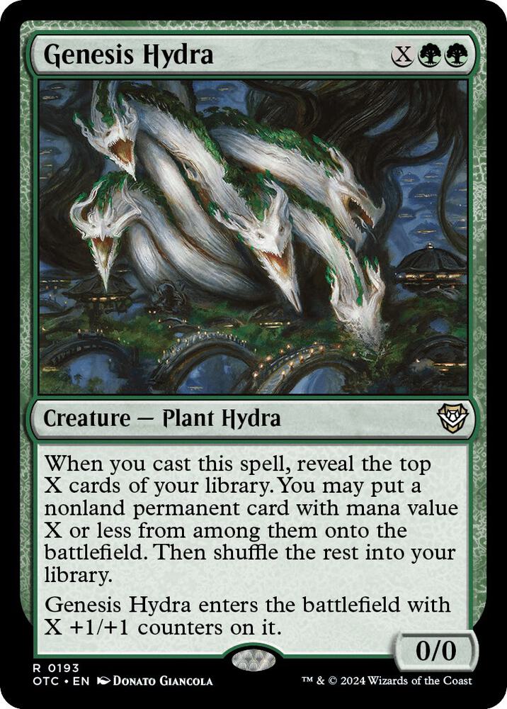 Genesis Hydra - Commander: Outlaws of Thunder Junction - Magic: The ...