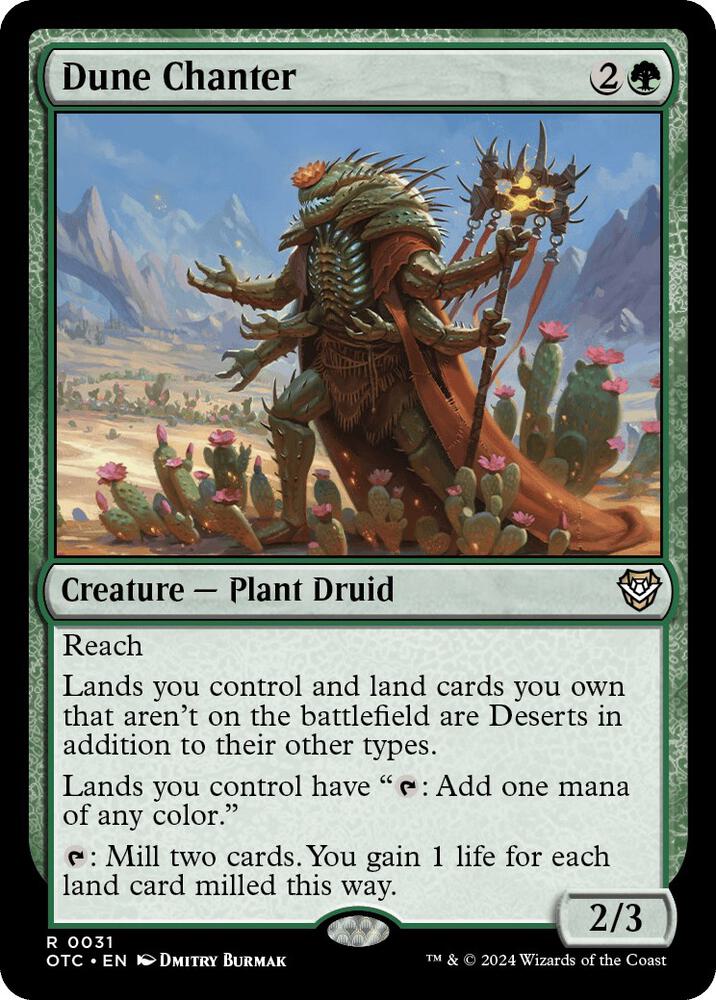 Cactus Preserve - Commander: Outlaws of Thunder Junction - Magic: The ...