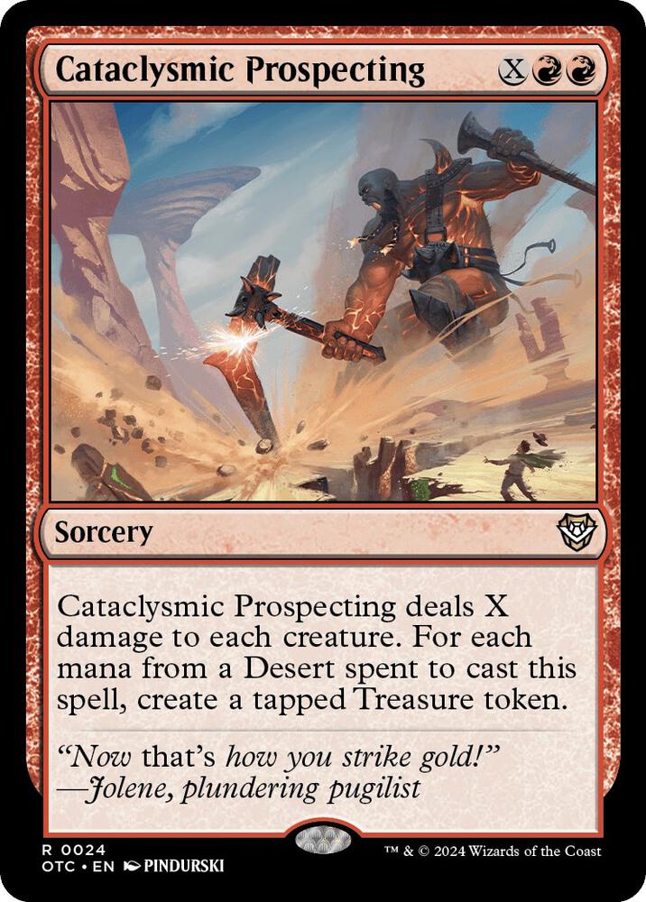 Cataclysmic Prospecting - Commander: Outlaws of Thunder Junction ...
