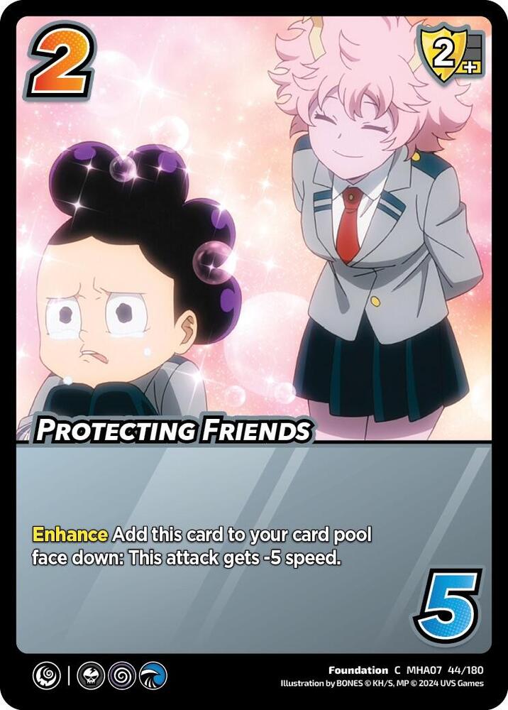 Protecting Friends - UniVersus: My Hero Academia: Girl Power - UniVersus - TCGplayer.com