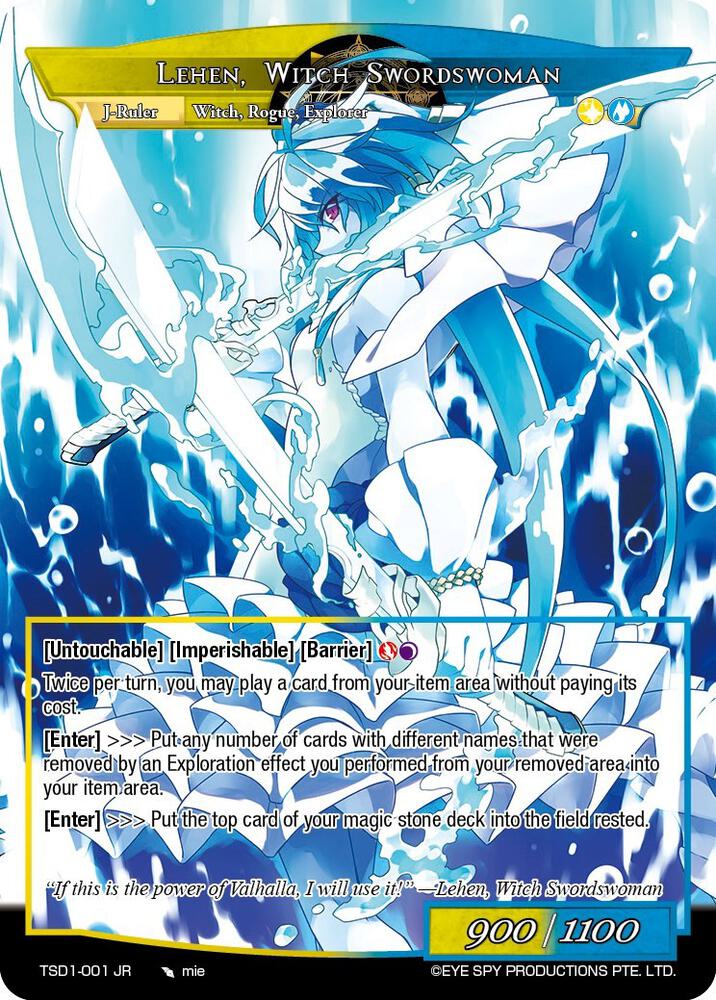 Lehen, Legendary Explorer // Lehen, Witch Swordswoman - Starter Deck ...