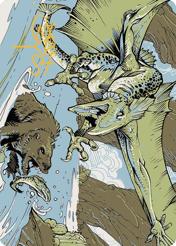 Decisive Denial Art Card (Gold-Stamped Signature) - Art Series: Outlaws ...