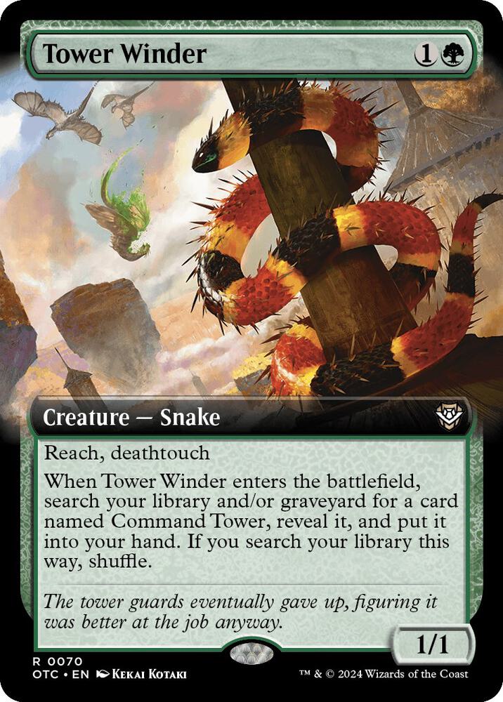Tower Winder (Extended Art) - Commander: Outlaws of Thunder Junction ...
