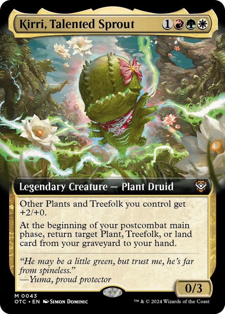Kirri, Talented Sprout (Extended Art) - Commander: Outlaws of Thunder ...
