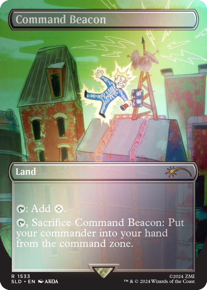 Command Beacon (Rainbow Foil) - Secret Lair Drop Series - Magic: The ...