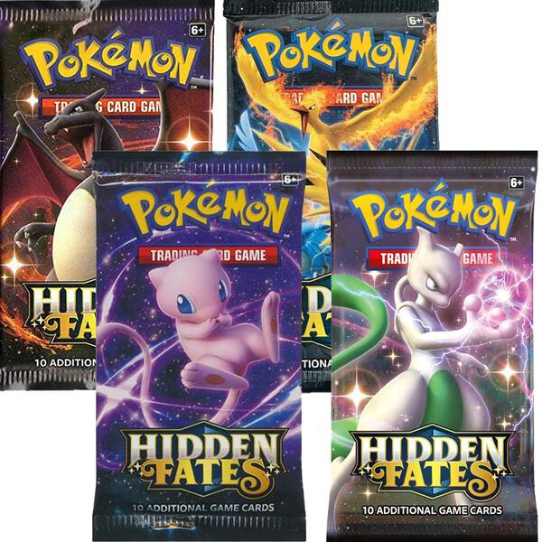 Hidden Fates Booster Pack Art Bundle [Set of 4] - Hidden Fates ...