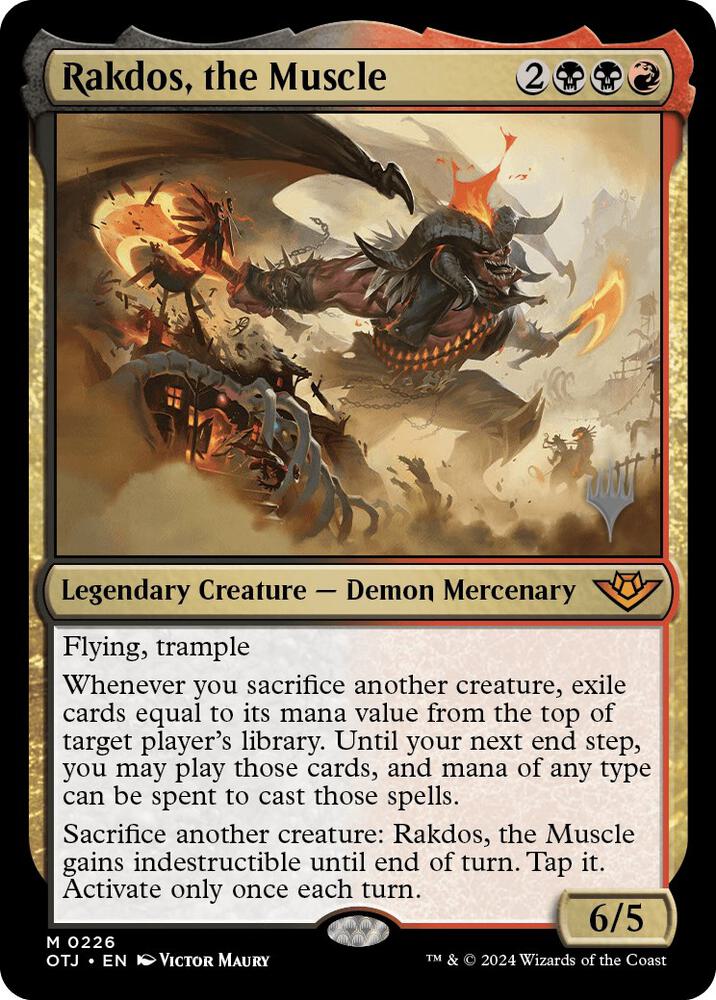 Rakdos, the Muscle - Promo Pack: Outlaws of Thunder Junction - Magic ...