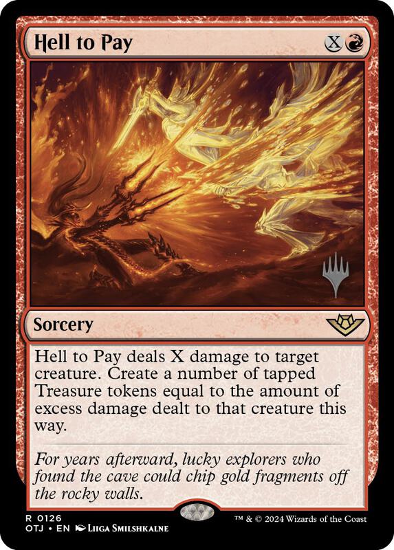 Hell to Pay - Promo Pack: Outlaws of Thunder Junction - Magic: The ...