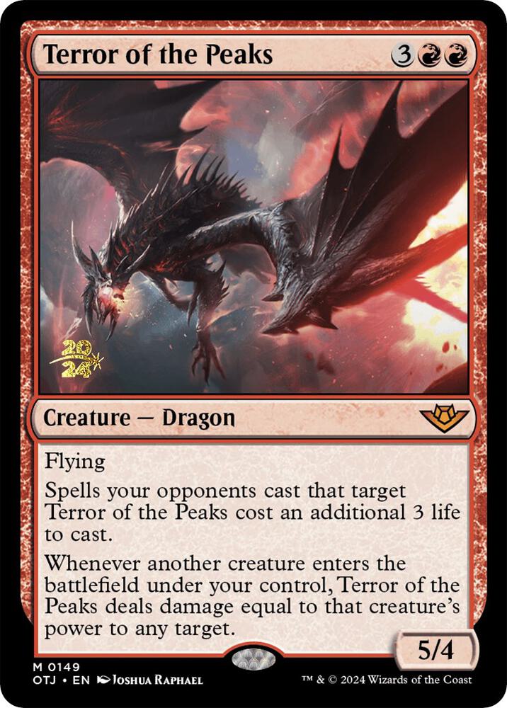Terror of the Peaks (OTJ) - Prerelease Cards - Magic: The Gathering ...