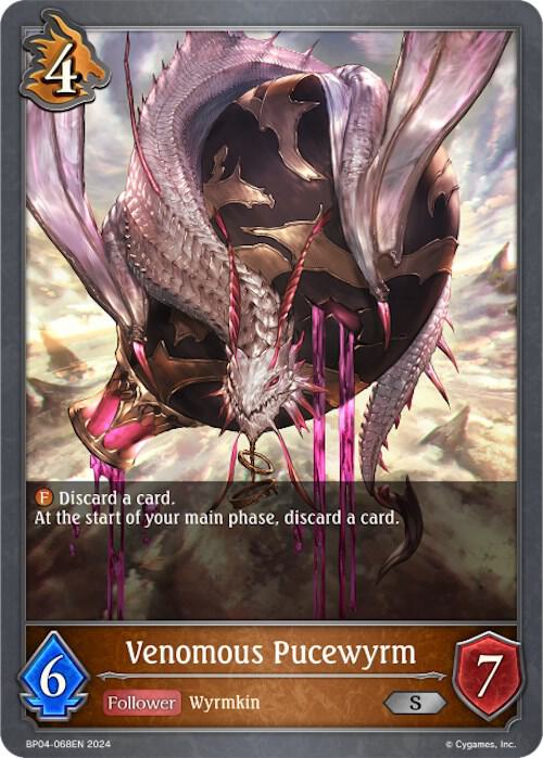 Venomous Pucewyrm - BP04: Cosmic Mythos - Shadowverse: Evolve ...