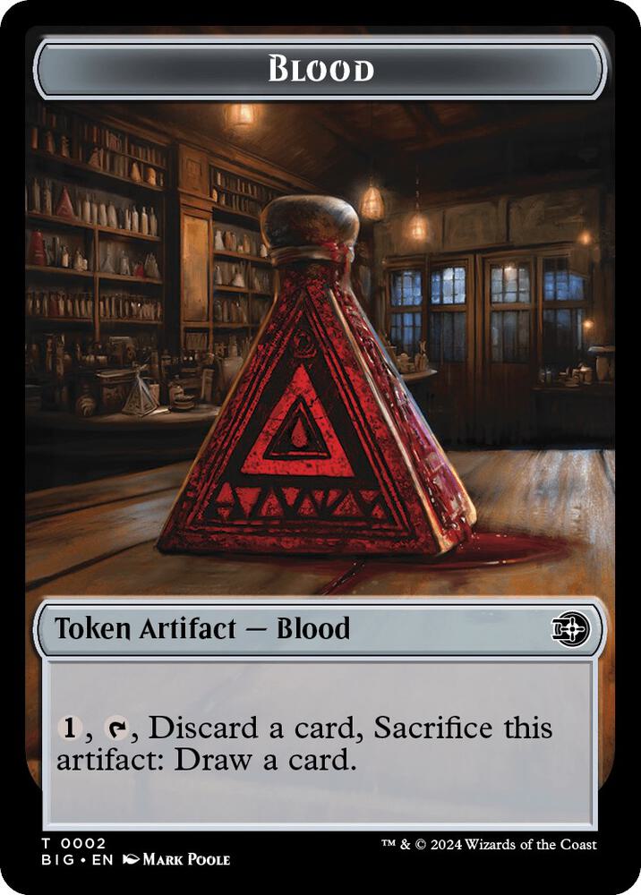 Blood // Plot Double-Sided Token - Outlaws of Thunder Junction: The Big ...