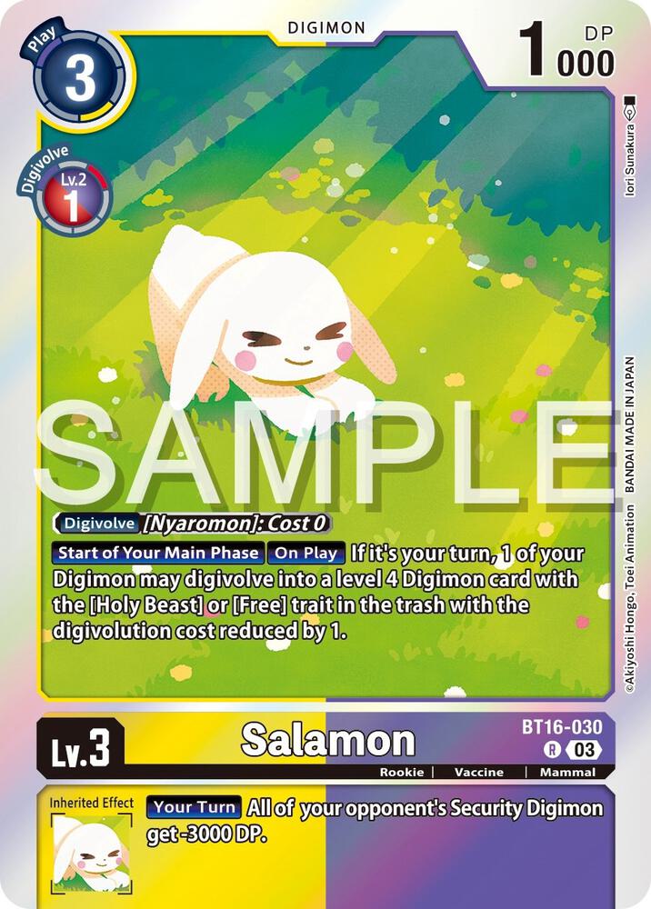 Salamon - Beginning Observer - Digimon Card Game - TCGplayer.com