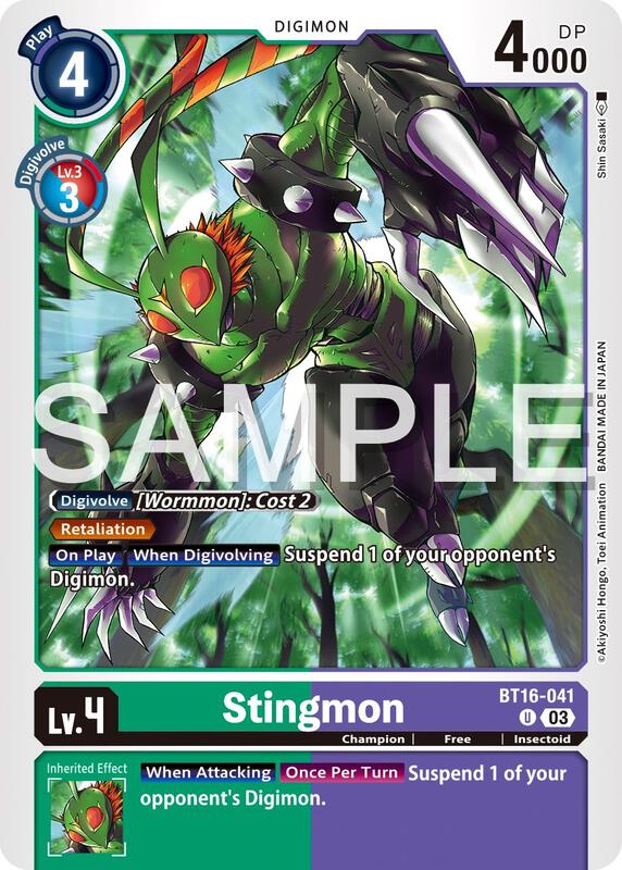 Stingmon - Beginning Observer - Digimon Card Game - TCGplayer.com