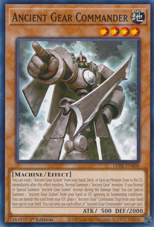 Ancient Gear Commander - Legacy of Destruction - YuGiOh - TCGplayer.com