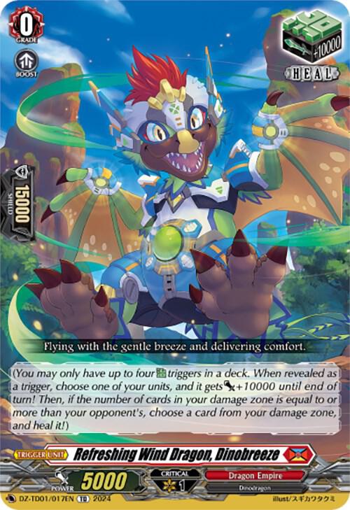 Refreshing Wind Dragon, Dinobreeze - DZ-TD01: Start Up Trial Deck ...
