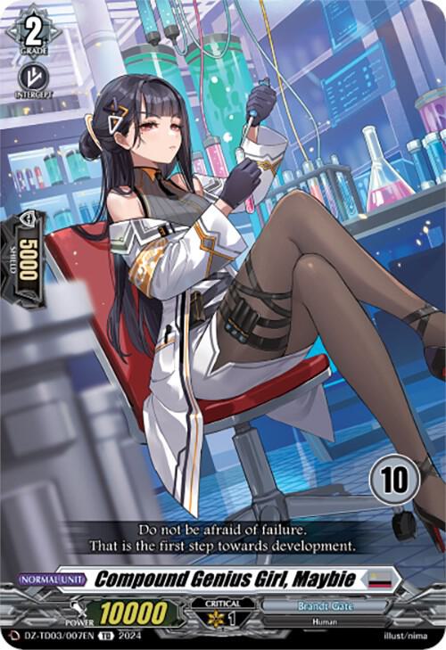 Compound Genius Girl, Maybie (10) - DZ-TD03: Start Up Trial Deck ...
