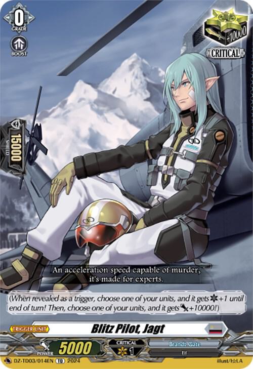 Blitz Pilot, Jagt - DZ-TD03: Start Up Trial Deck "Brandt Gate" - Cardfight Vanguard - TCGplayer.com