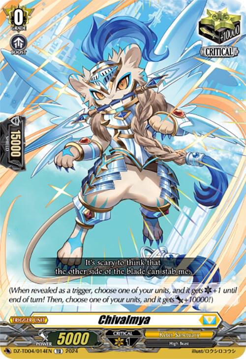 Chivalmya - DZ-TD04: Start Up Trial Deck "Keter Sanctuary" - Cardfight ...
