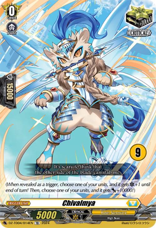 Chivalmya (9) - DZ-TD04: Start Up Trial Deck "Keter Sanctuary" - Cardfight Vanguard - TCGplayer.com