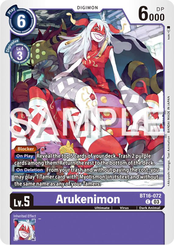 Arukenimon & Mummymon - Beginning Observer - Digimon Card Game