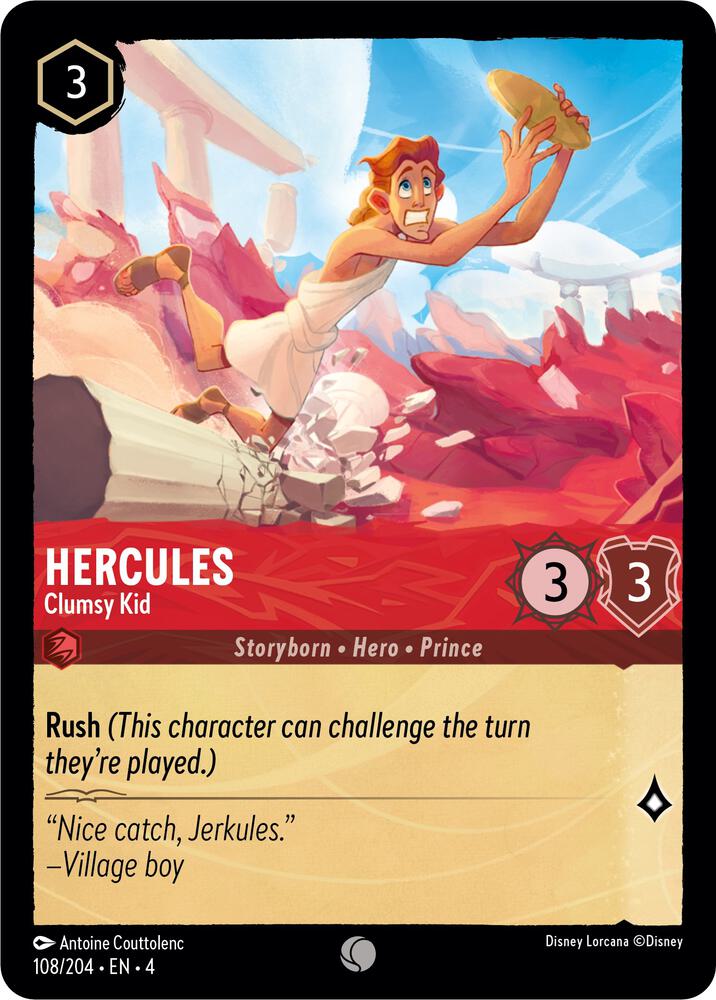 Hercules - Clumsy Kid - Ursula's Return - Disney Lorcana - TCGplayer.com